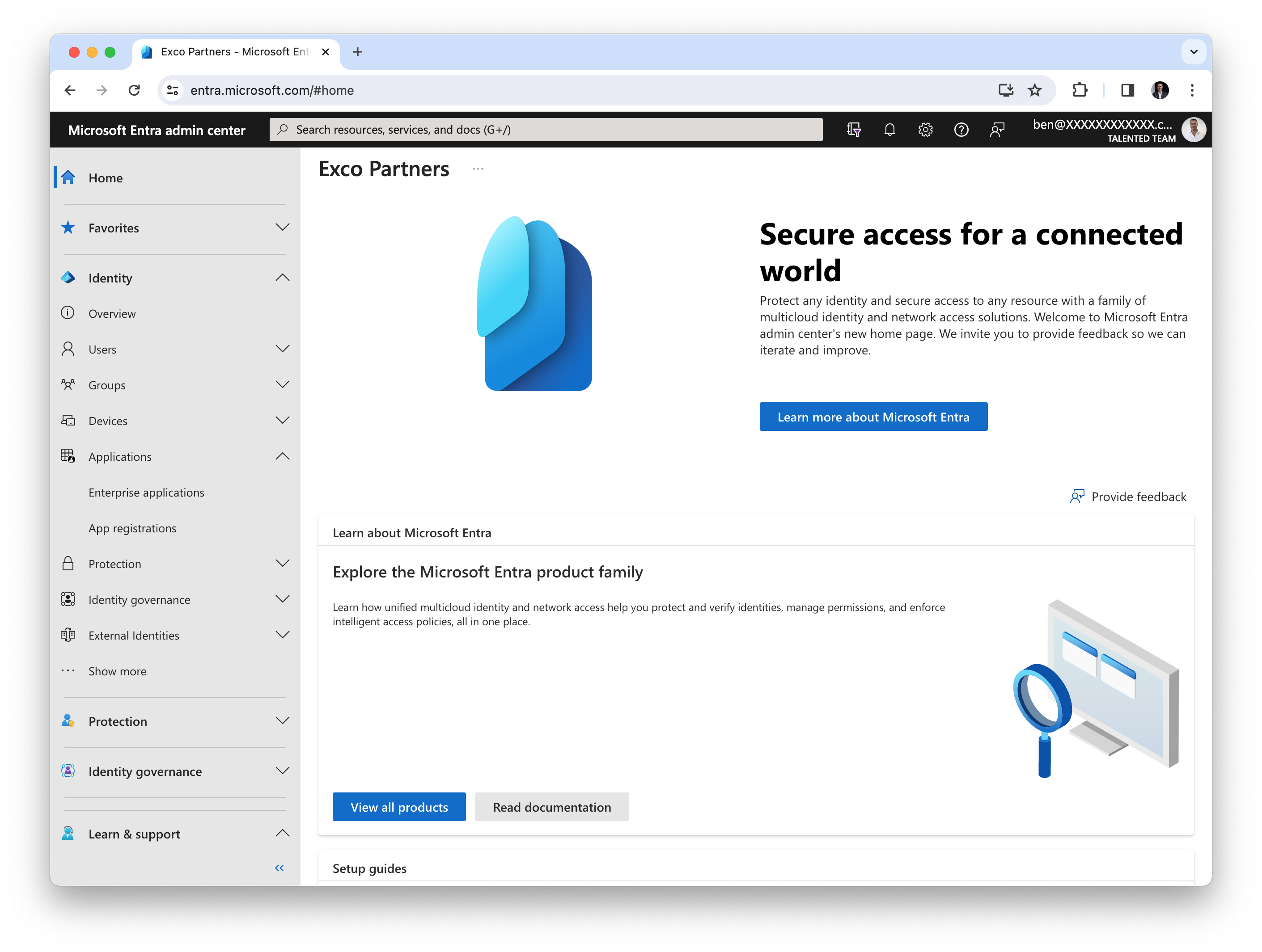 Setting up Microsoft Entra ID for Single Sign-on – Talented Team